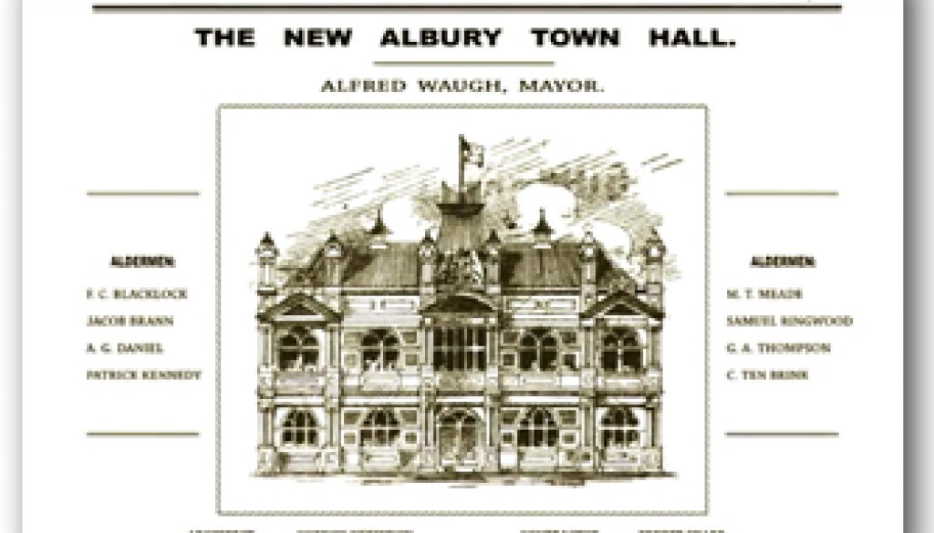 Albury Town Hall 100 years | Albury & District Historical Society Inc